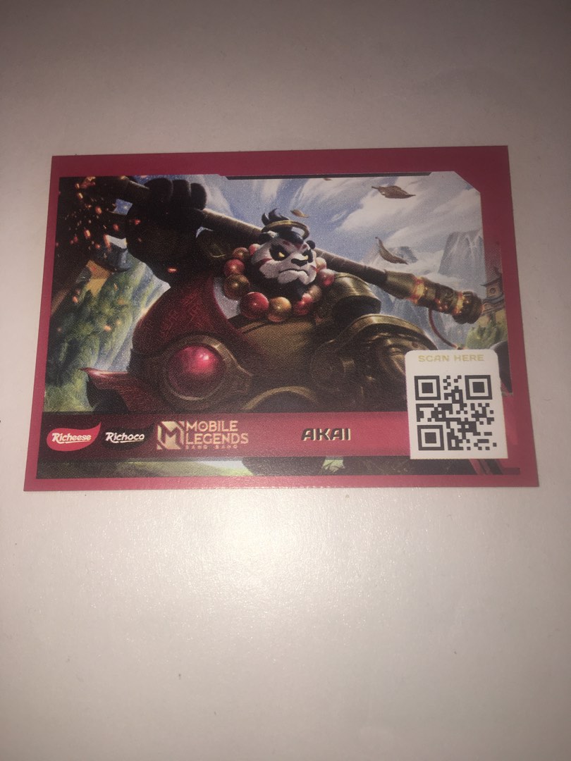 Mobile legends card Akai, Hobbies & Toys, Toys & Games on Carousell