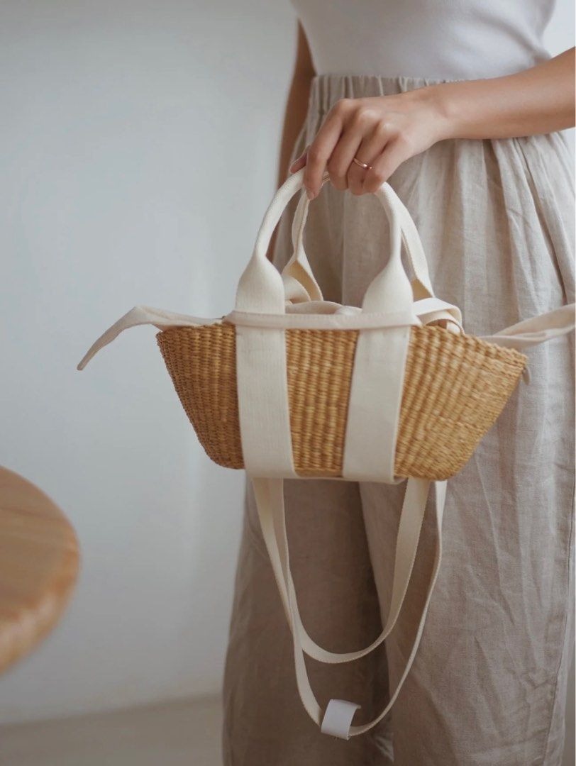 Muun Mini George in Natural / Ecru, Women's Fashion, Bags & Wallets ...