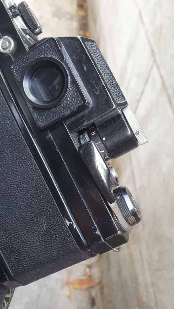 Nikon f apollo rare black with 50mm 1.4, Photography, Cameras on Carousell