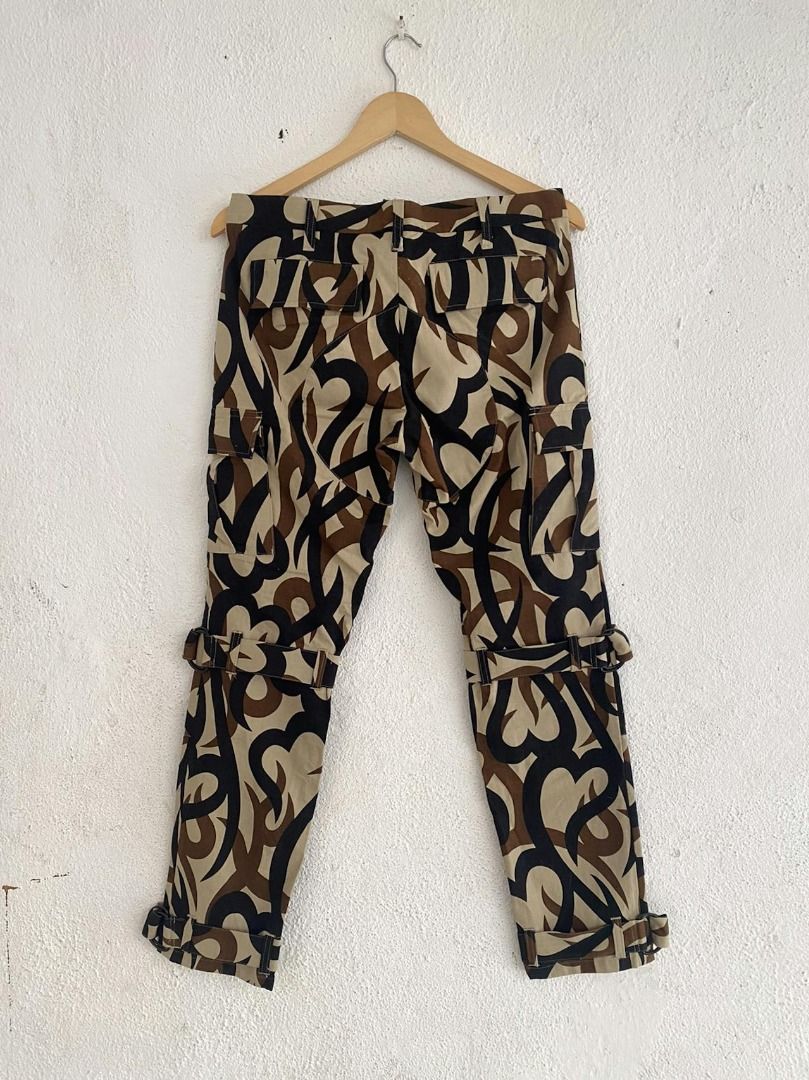 Number Nine Tribal Heart Camo Bondage Pant AW04-05, Men's Fashion ...