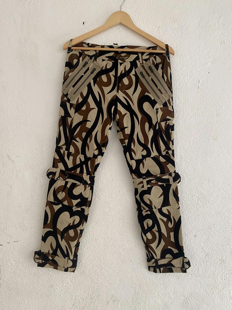 Number Nine Tribal Heart Camo Bondage Pant AW04-05, Men's Fashion ...