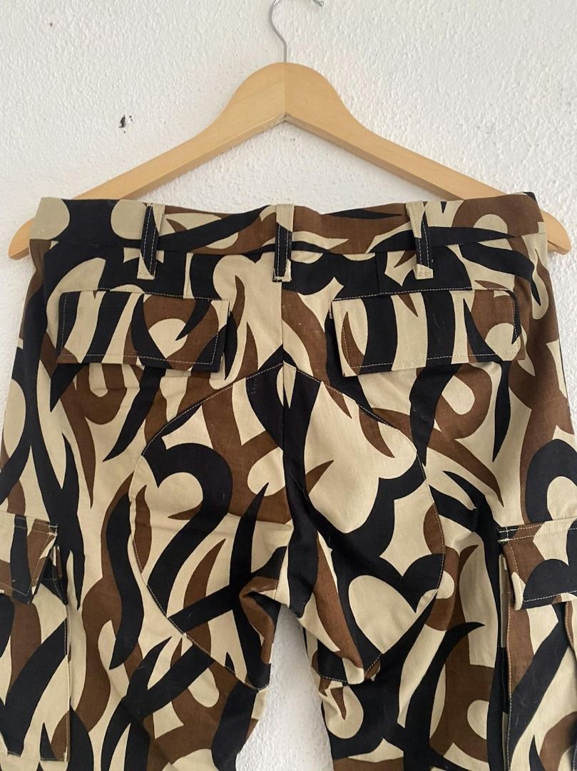 Number Nine Tribal Heart Camo Bondage Pant AW04-05, Men's Fashion ...