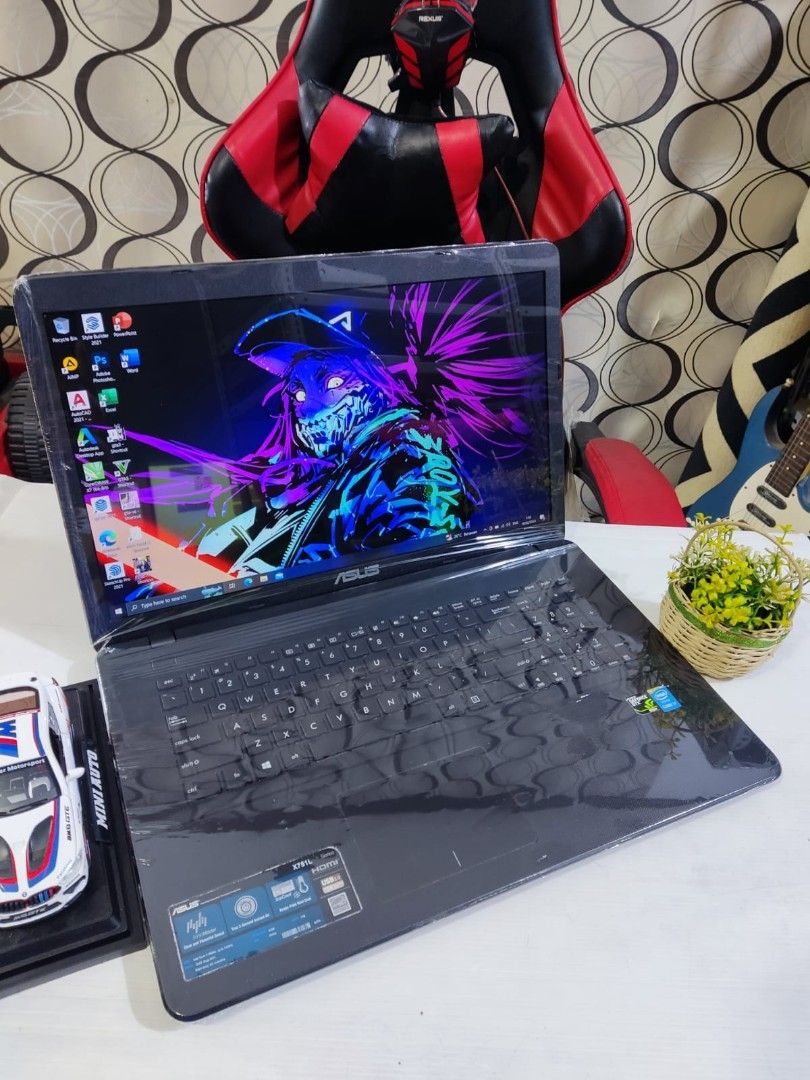 [NVIDIA GTX] Laptop Gaming asus X751LKB ROG Core i7-5500 SSD+HDD Layar ...
