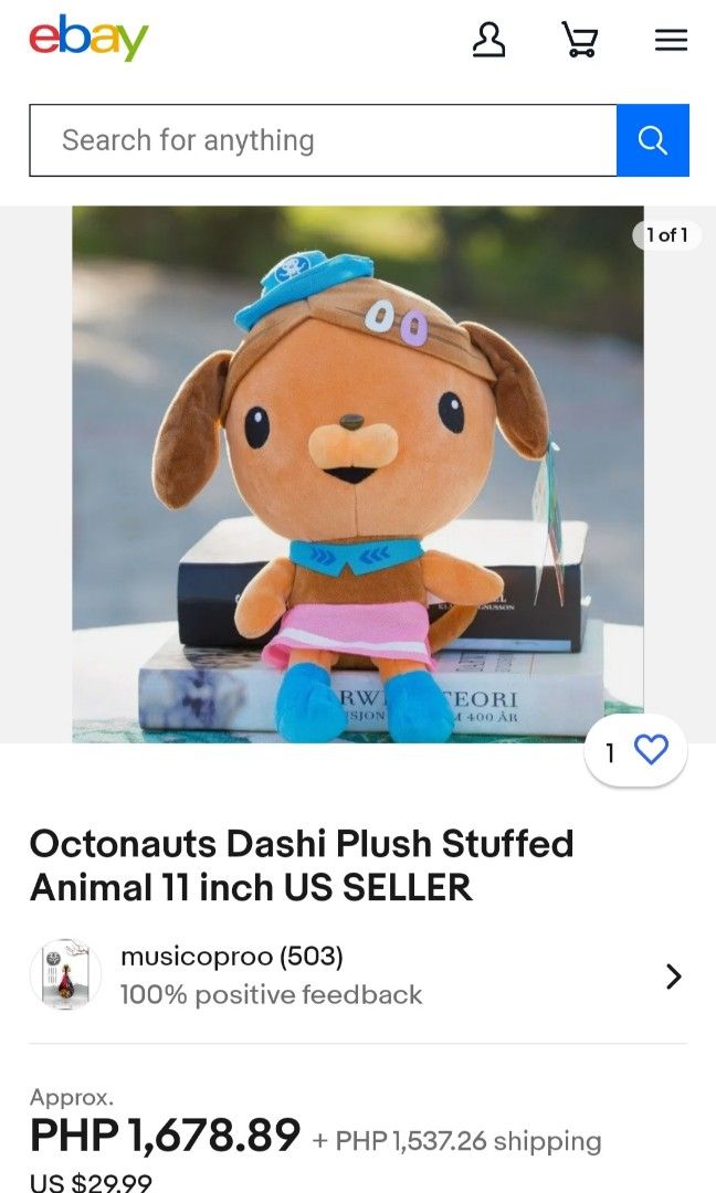 Octonauts Dashi Plushie Toy, Hobbies & Toys, Toys & Games on Carousell