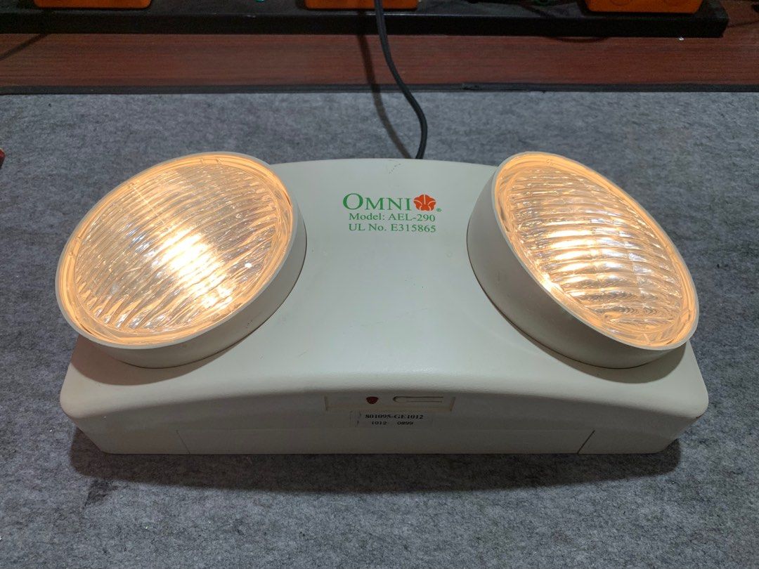 Omni Emergency Light Model ARL-290 with Battery, Furniture & Home ...