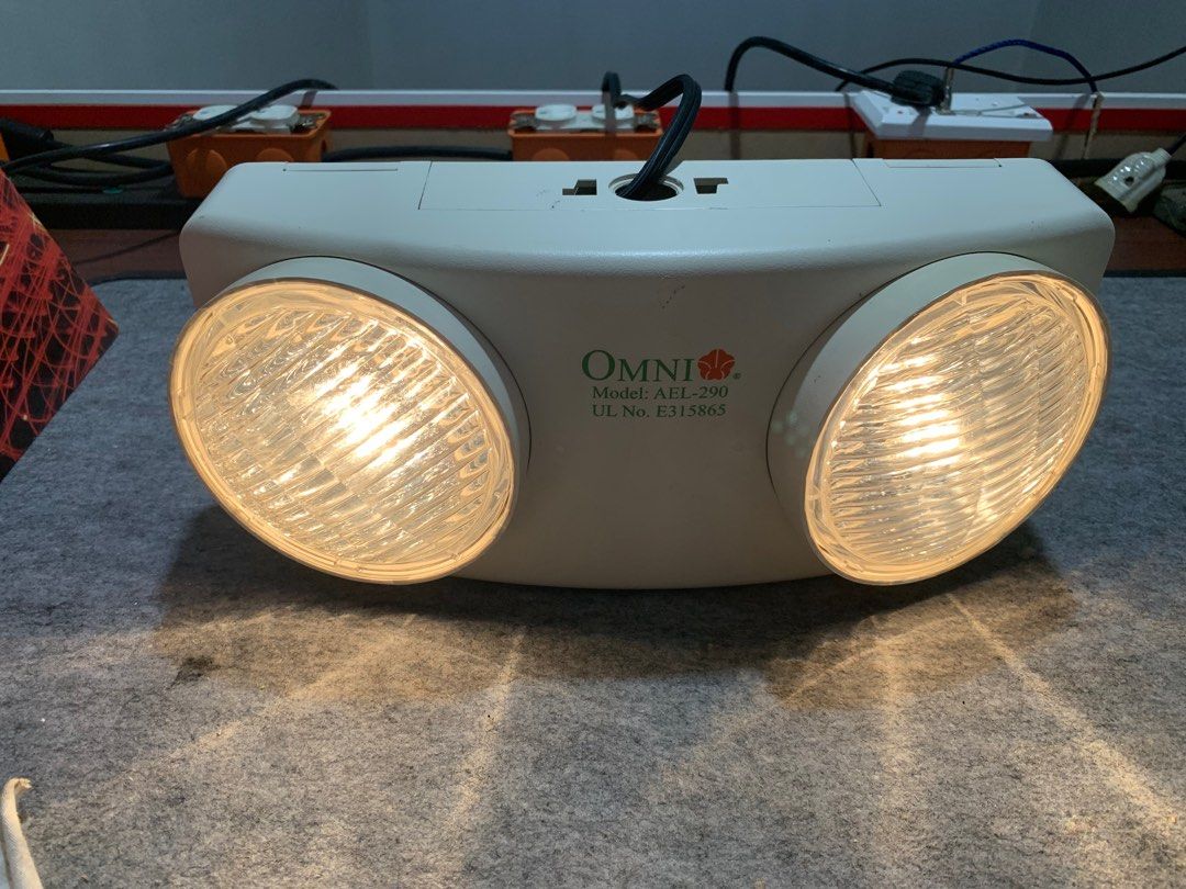 Omni Emergency Light Model ARL-290 with Battery, Furniture & Home ...