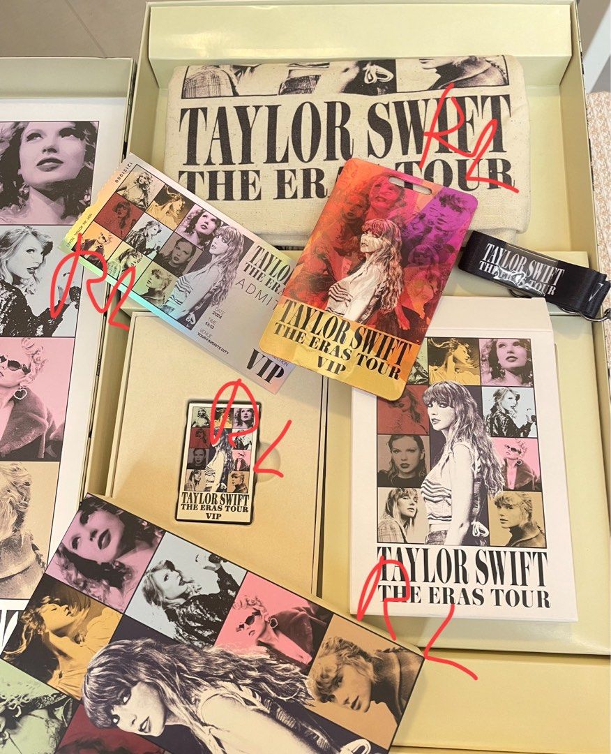 On Hand! Complete Taylor Swift VIP3 merch, Hobbies & Toys, Memorabilia ...