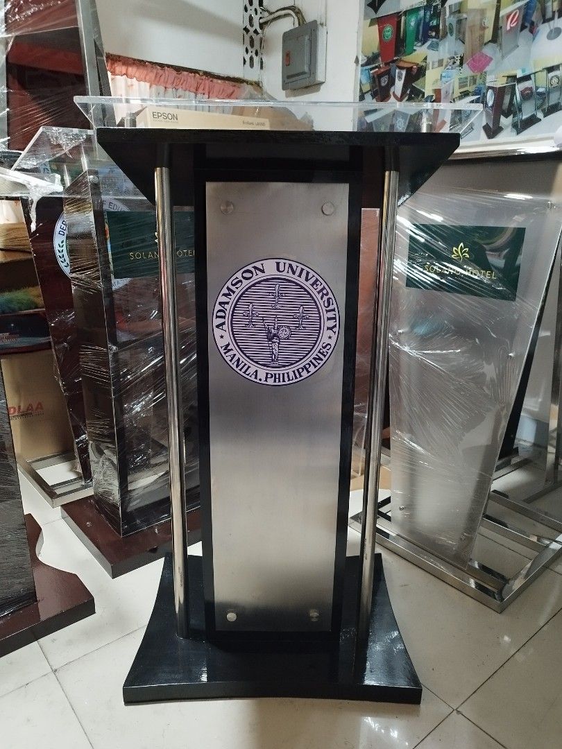 Podium Pulpit Rostrum Lectern, Furniture & Home Living, Furniture ...