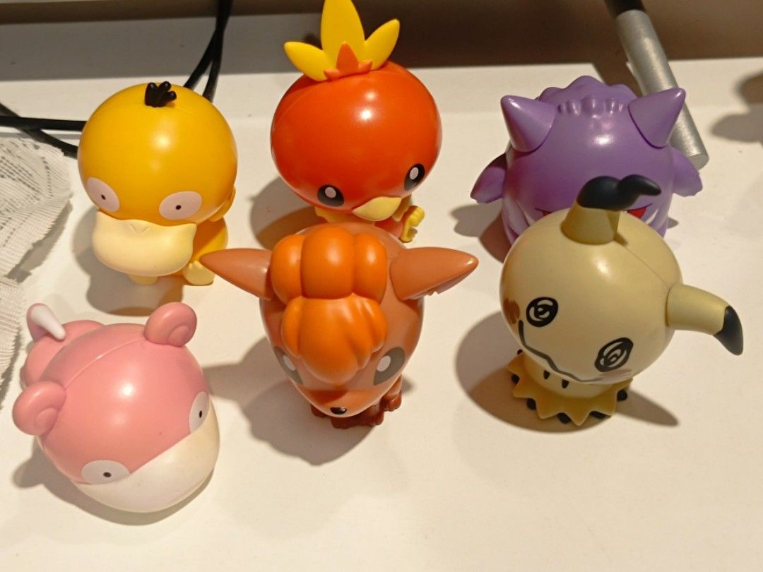 POKEMON CAPCHARA BANDAI GASHAPON VULPIX, PSYDUCK, SLOWPOKE, Hobbies ...