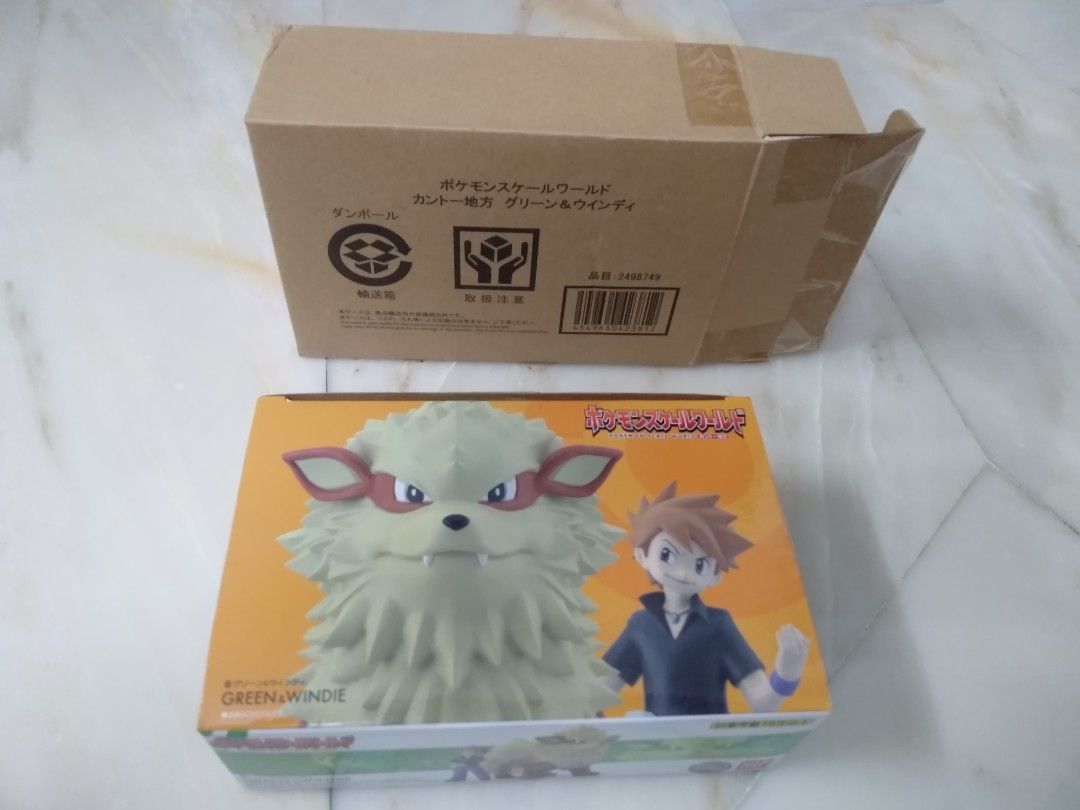 Pokemon Kanto Scale World Both Set Blue Gengar Clefable Green Arcanine ...