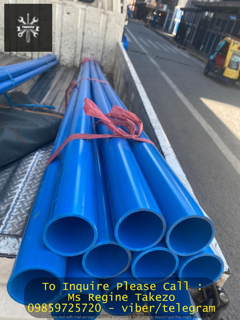 PVC pipe blue emerald, Commercial & Industrial, Construction Tools ...