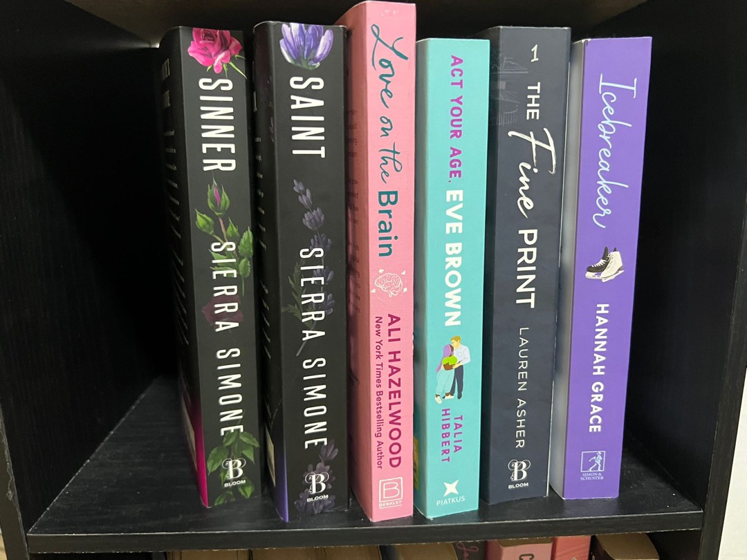 English fiction books! Saint, Sinner by Sierra Simone; Love on the ...