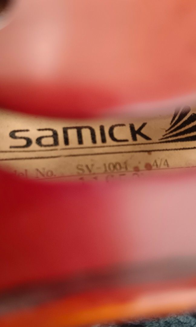 Samick violin 4/4 size, Hobbies & Toys, Music & Media, Musical ...