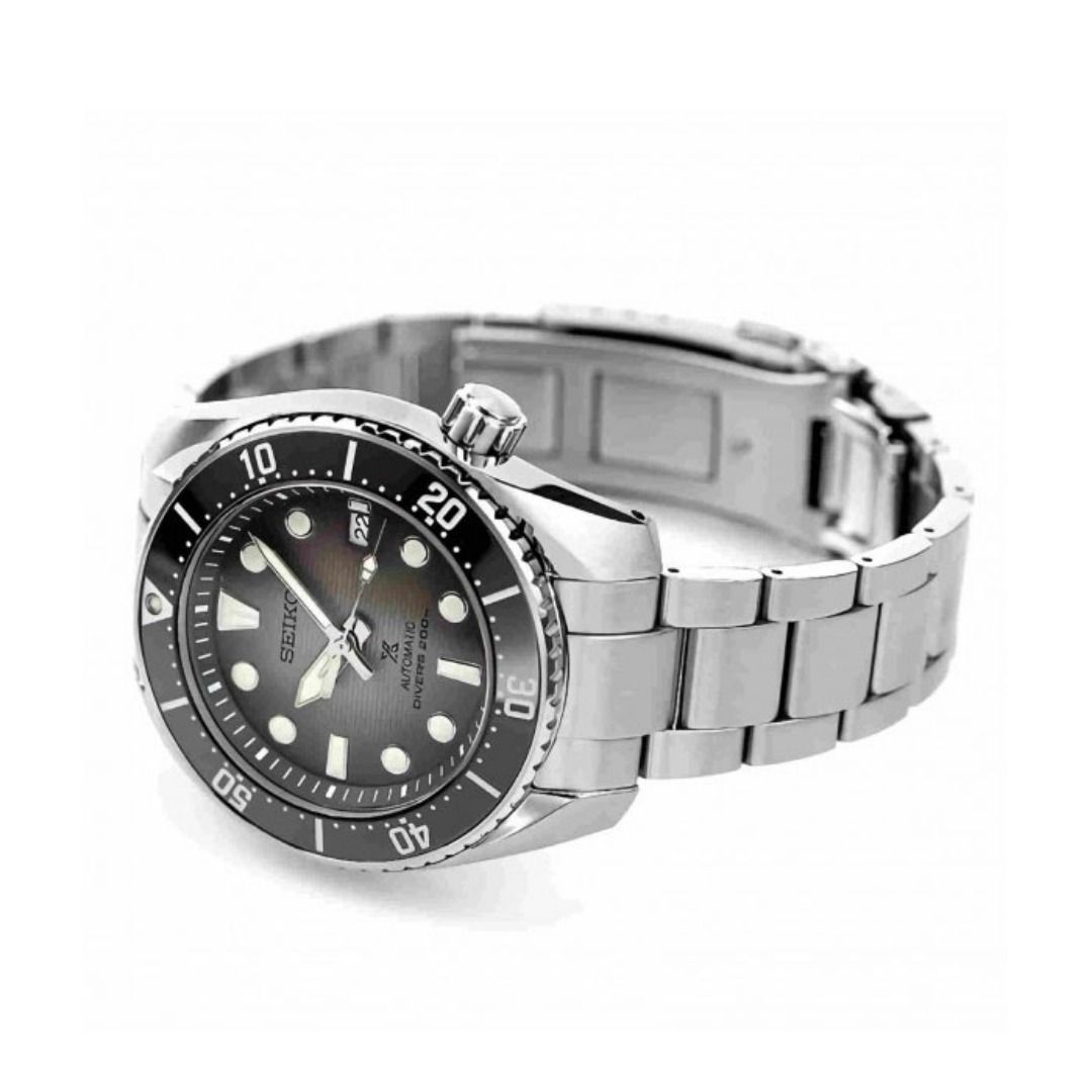 Seiko SPB323 Prospex Sea King Sumo Grey Automatic 200m Diver Watch ...
