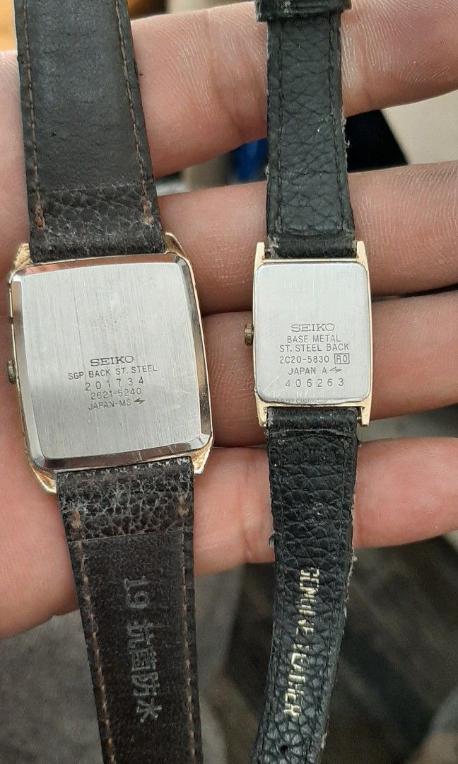Seiko tanks, Men's Fashion, Watches & Accessories, Watches on Carousell
