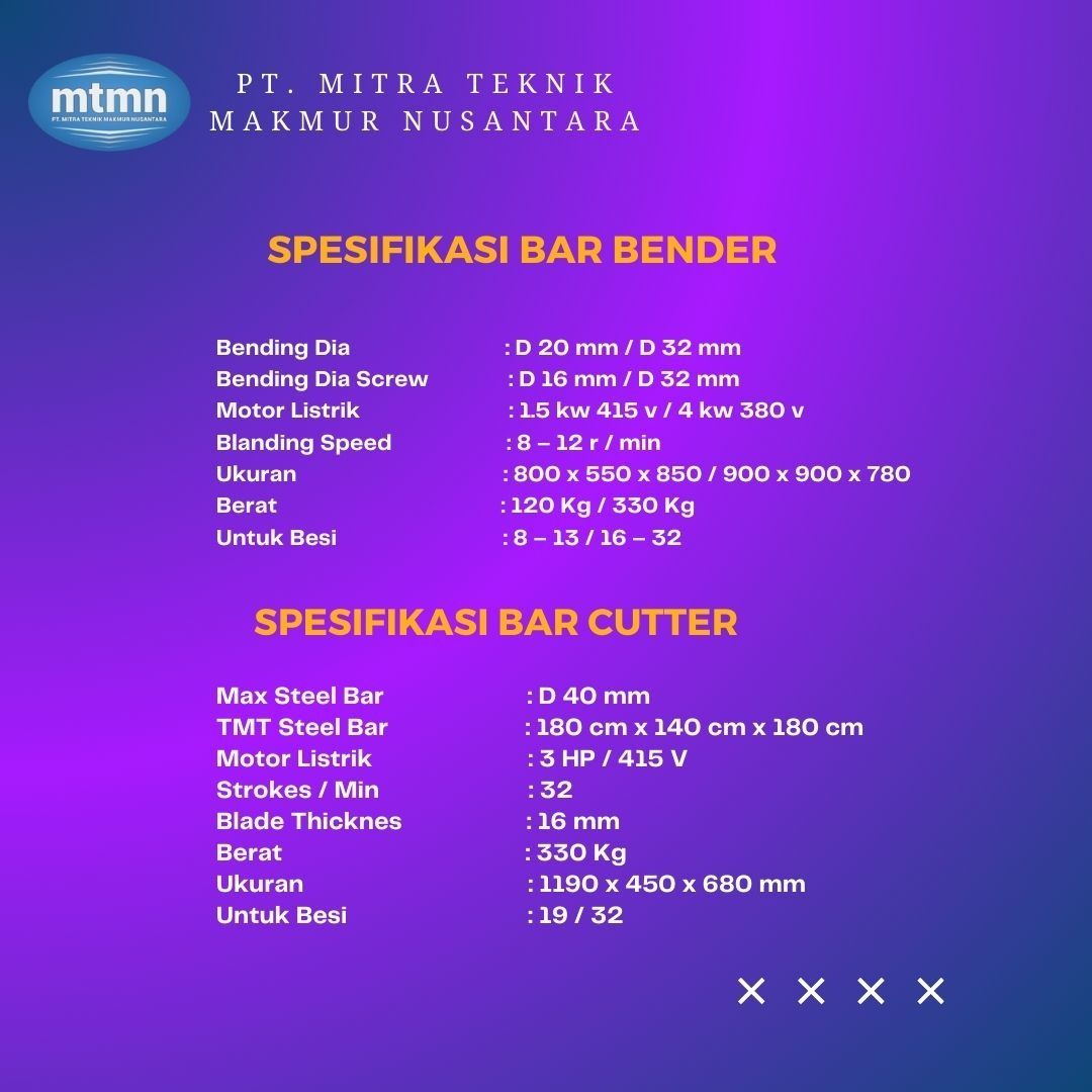 SEWA RENTAL BAR BENDER DAN BAR CUTTER HARGA BISA NEGO | BAR BENDING DAN ...