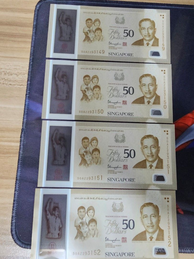 SG50 Commemorative Notes, Hobbies & Toys, Memorabilia & Collectibles ...