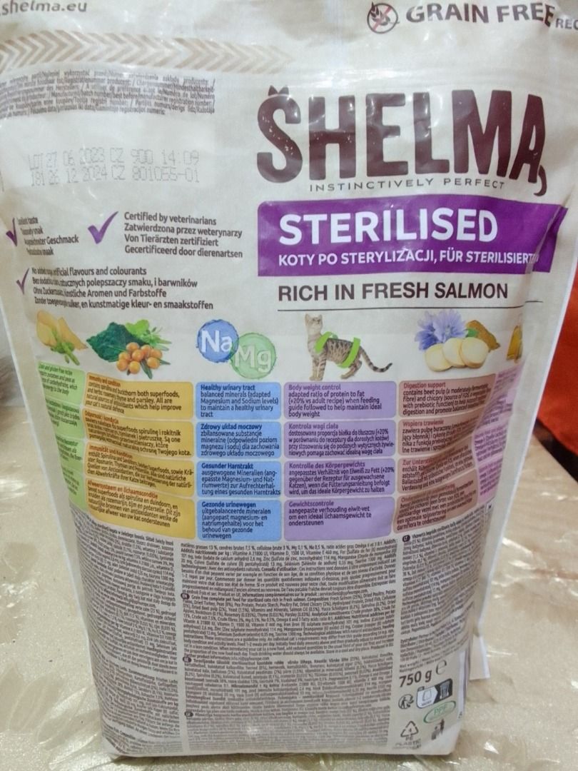 Shelma 750g (Salmon) EXP12/26/2024 DRYFOOD, Pet Supplies, Pet Food on ...