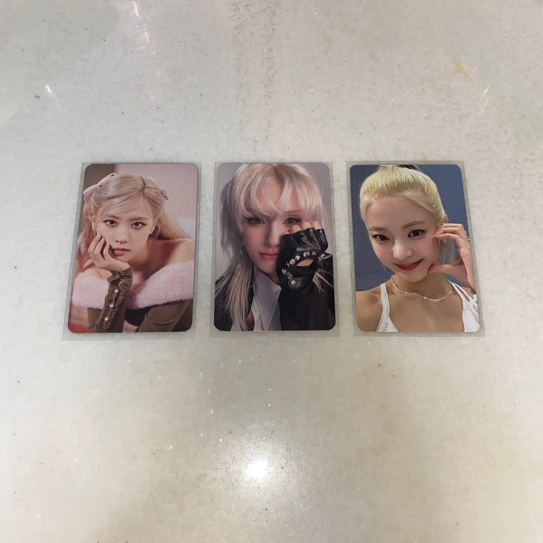 Somi lia itzy rose blackpink kpop 特典小卡, 興趣及遊戲, 收藏品及紀念品, 韓流 - Carousell