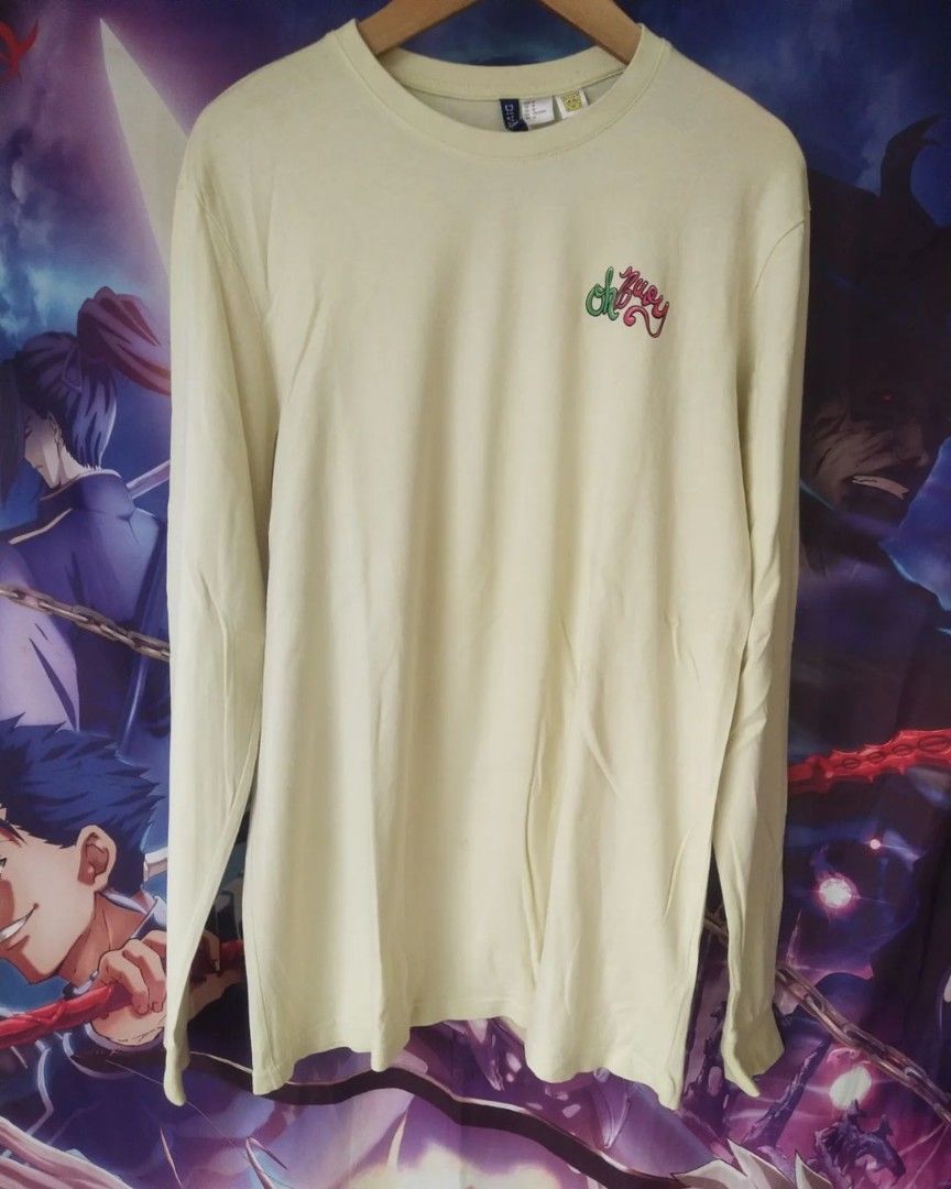 Spongebob Squarepants x HnM Graphic Official Cartoon Longsleeve Kaos ...