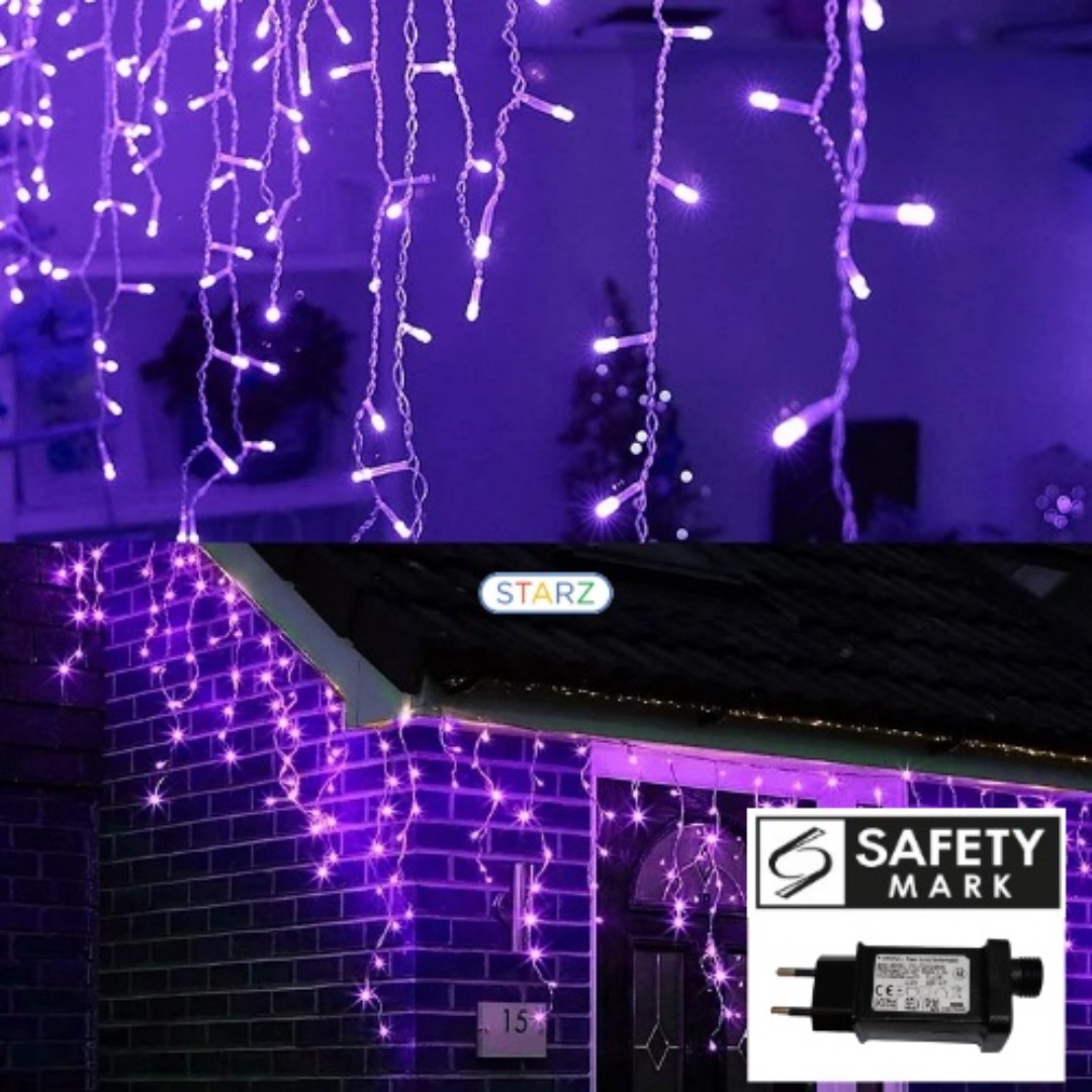 STARZ SG Safety Mark - 31V 6 Meter cicle LED Curtain Fairy Lights ...