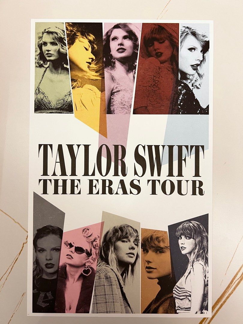 Taylor Swift Eras Tour Posters, Hobbies & Toys, Memorabilia ...