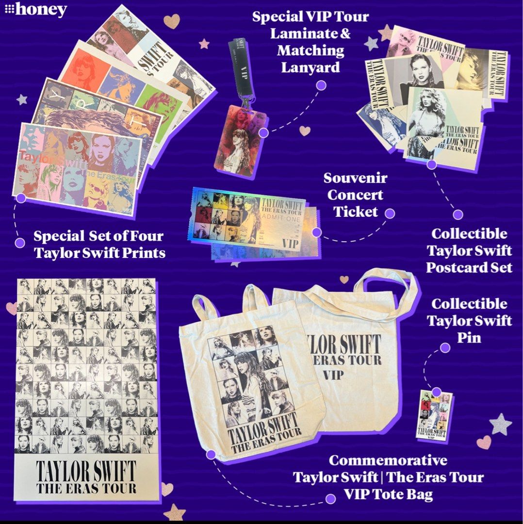 Taylor Swift Eras VIP Merchandise, Hobbies & Toys, Memorabilia ...