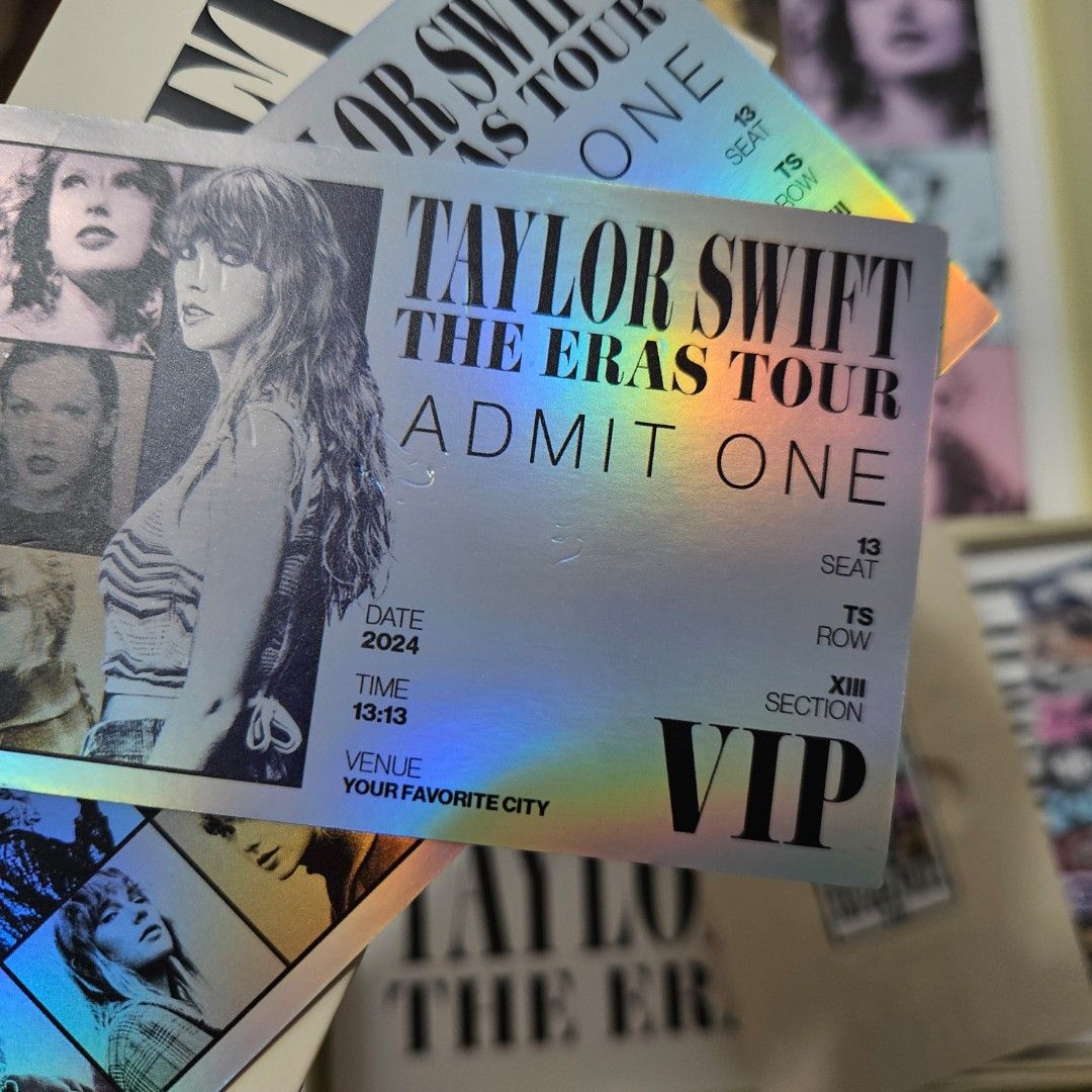 Taylor Swift the eras tour vip package, 興趣及遊戲, 收藏品及紀念品, 明星周邊 - Carousell