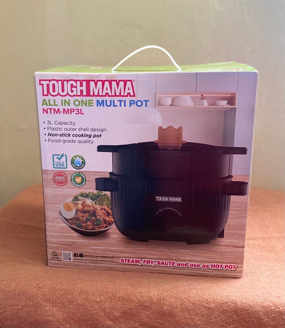 TOUGH MAMA ALL IN ONE MULTI POT 3L, TV & Home Appliances, Kitchen ...