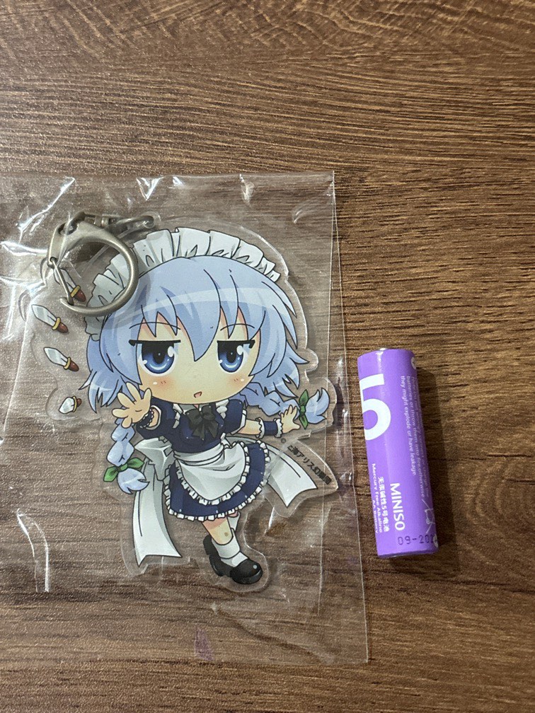 Touhou Project Zakuya Izayoi Big Acrylic Keychain, Hobbies & Toys, Toys ...