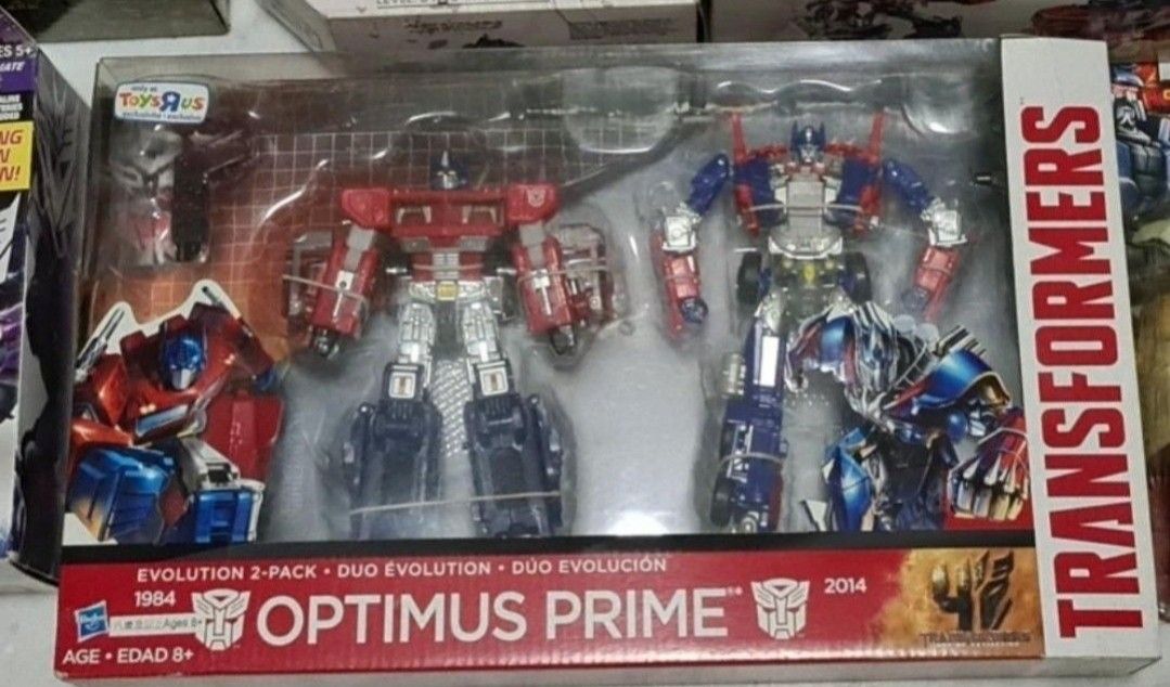 Transformers optimus prime EVOLUTION 2-PACK toy r us exclusive, Hobbies ...