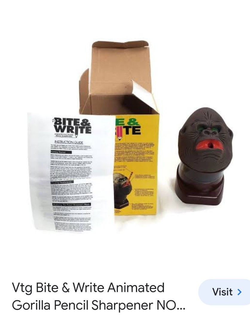 gorilla pencil sharpener