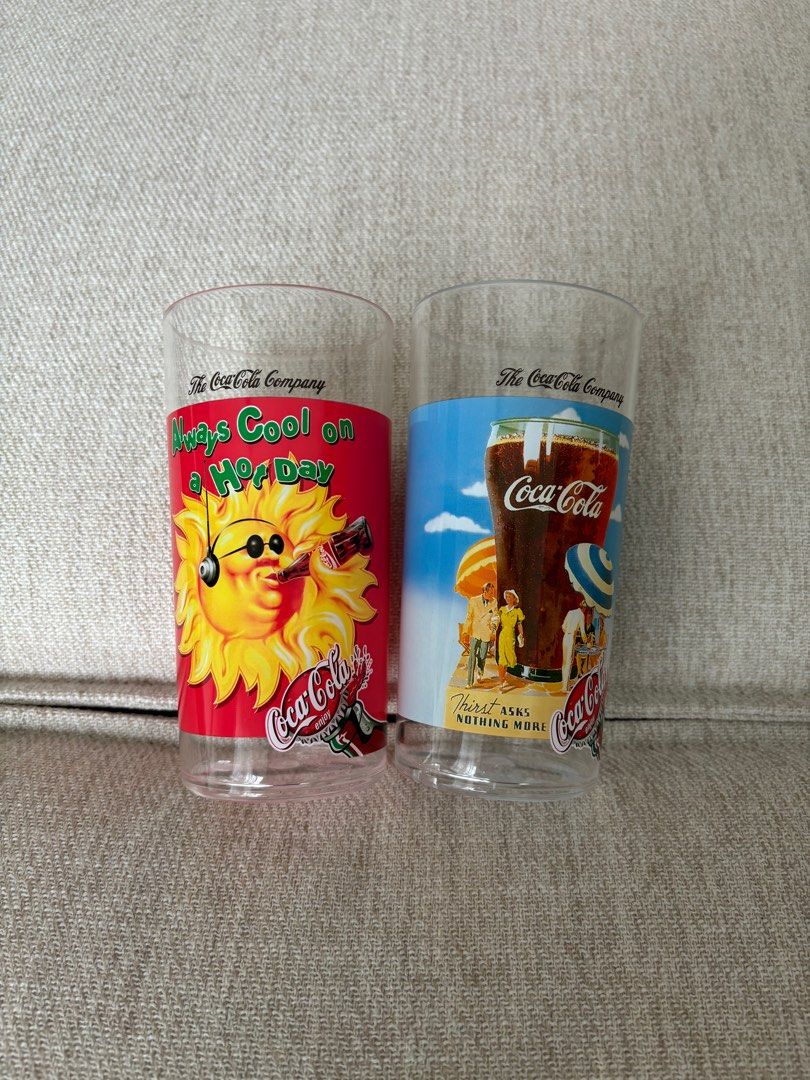 Vintage Coca Cola Cups, Hobbies & Toys, Memorabilia & Collectibles ...
