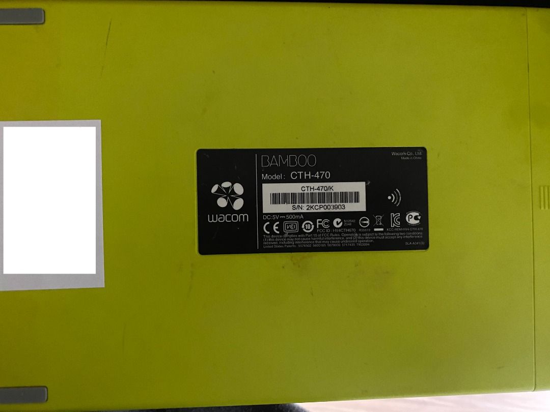 Wacom BAMBOO CTH-470 小型 繪圖板 學習版 電繪 電子繪圖, 電腦及科技產品, 電腦周邊產品, 其他電腦及電子周邊產品在旋轉拍賣