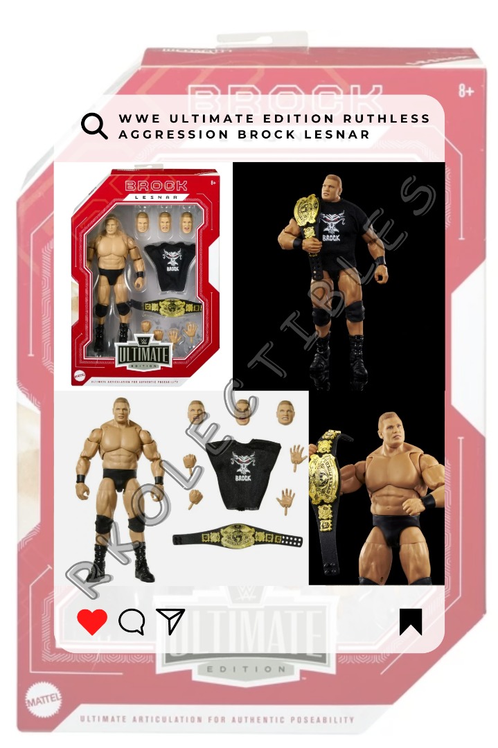 WWE Ultimate Edition Ruthless Aggression Brock Lesnar (Exclusive ...