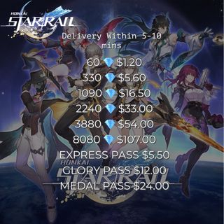 [CHEAPEST | NO LOGIN | INSTANT] Honkai: Star Rail Oneiric Shard Top Up ...