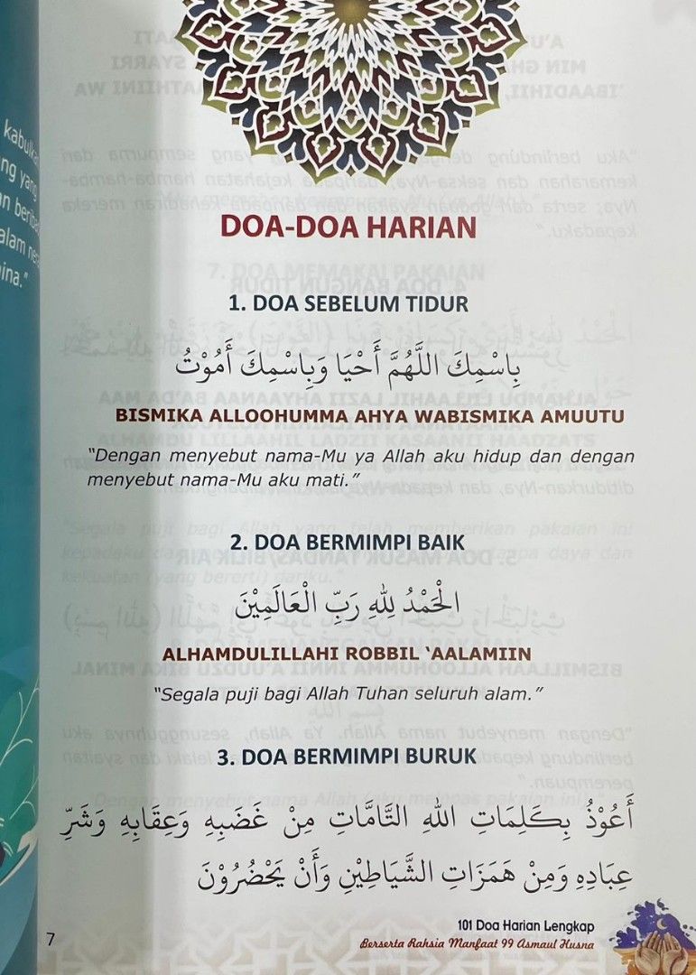 101 DOA HARIAN LENGKAP KECIL, Hobbies & Toys, Books & Magazines ...