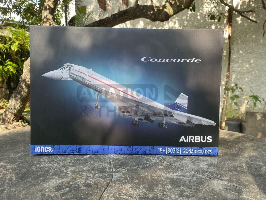 2023 OEM Concorde Aircraft Building Block Model 80318 10318, Hobbies ...