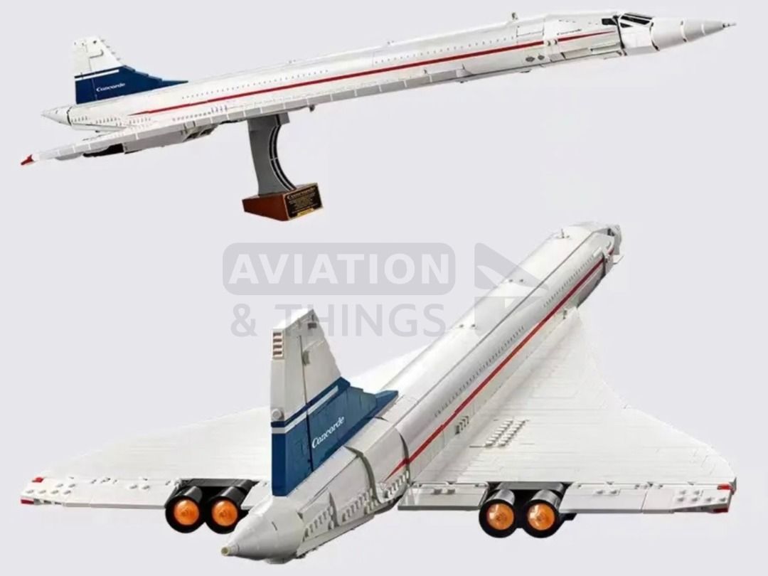 2023 OEM Concorde Aircraft Building Block Model 80318 10318, Hobbies ...