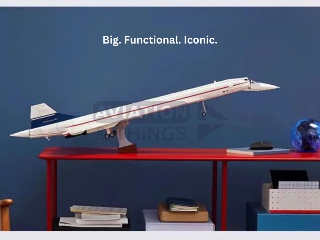 2023 OEM Concorde Aircraft Building Block Model 80318 10318, Hobbies ...