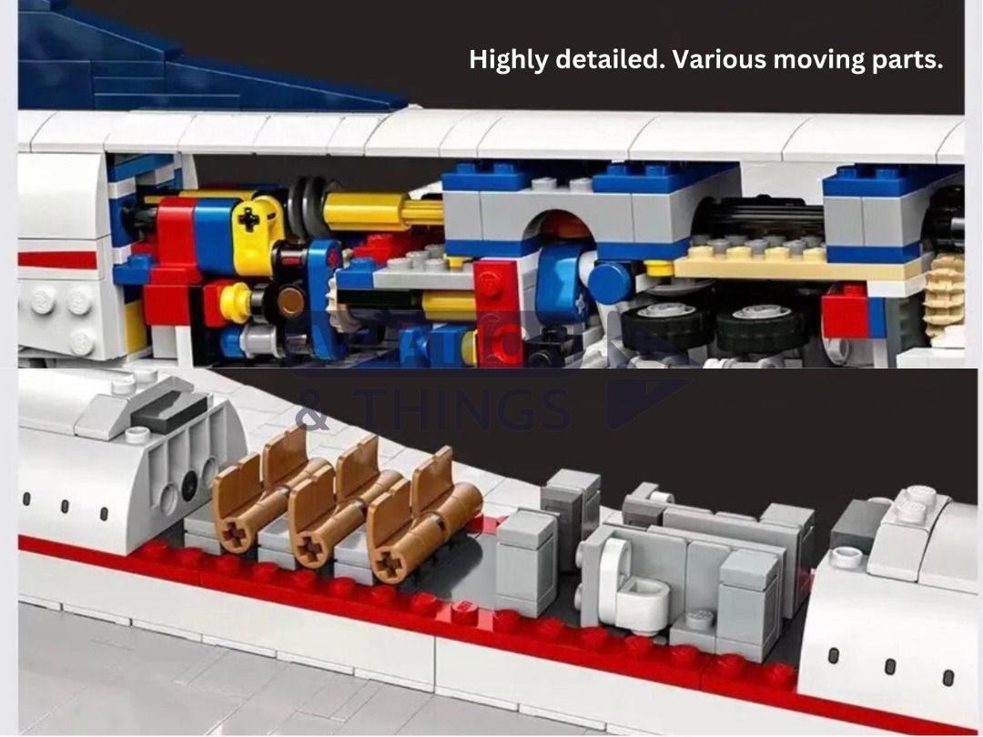 2023 OEM Concorde Aircraft Building Block Model 80318 10318, Hobbies ...