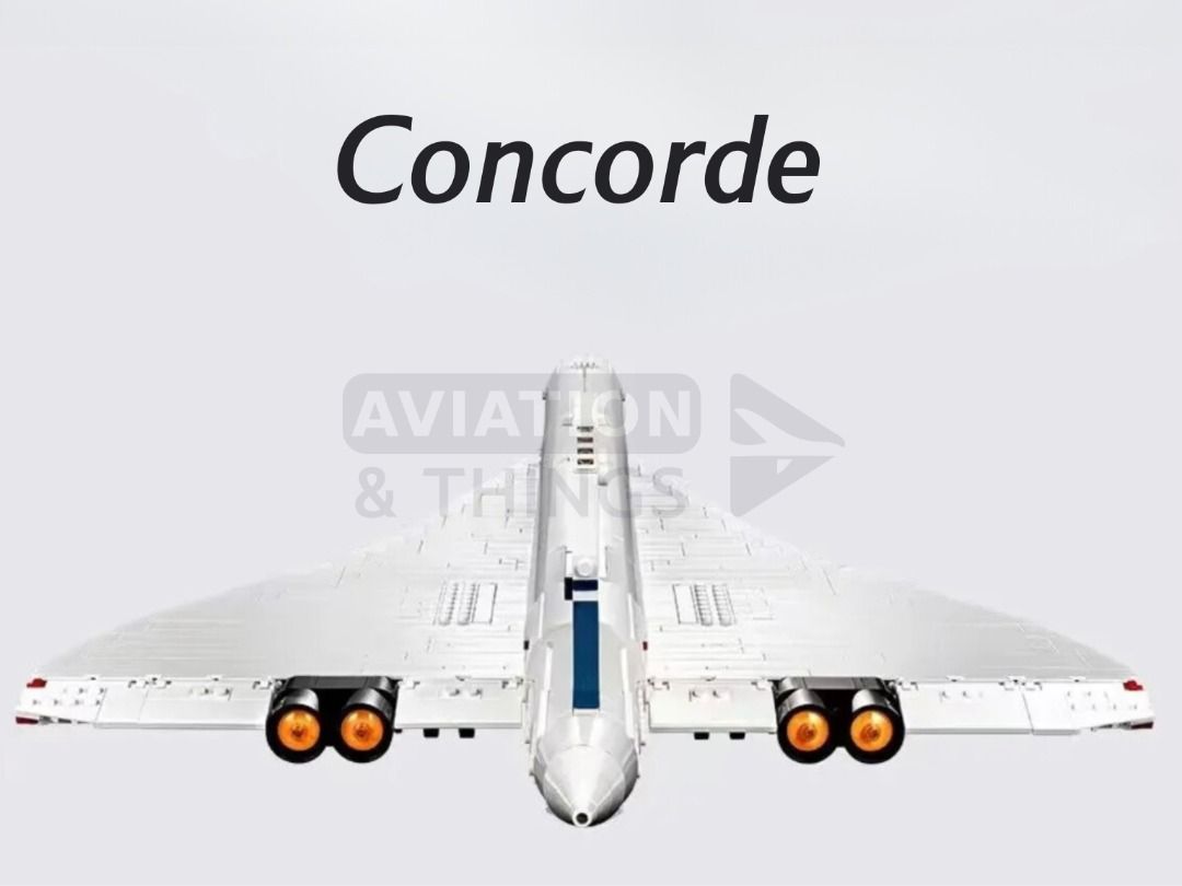 2023 OEM Concorde Aircraft Building Block Model 80318 10318, Hobbies ...