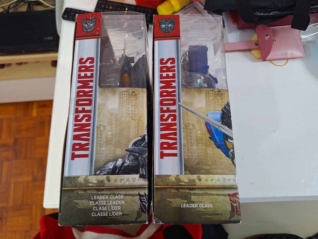 日版 Takara Tomy Transformer 變形金剛 TLK-15 Calibur Optimus Prime 柯柏文 TLK-19 Megatron 麥加登, 興趣及遊戲, 玩具 ...