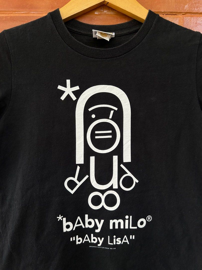 Bape x Baby Milo x Baby Lisa, Fesyen Wanita, Pakaian Wanita, Atasan di Carousell