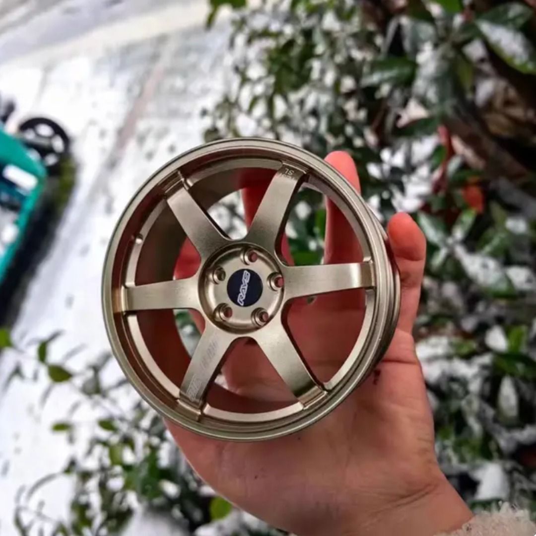 BBS and RAYS Model rims with stand, Hobbies & Toys, Toys & Games on ...