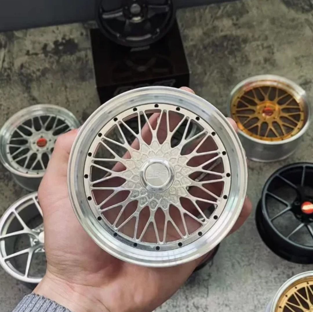 BBS and RAYS Model rims with stand, Hobbies & Toys, Toys & Games on ...