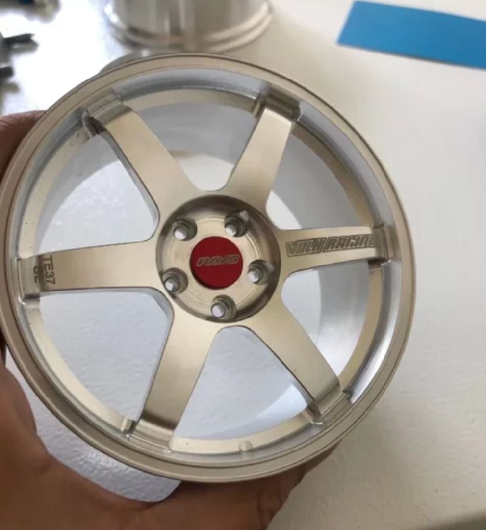 BBS and RAYS Model rims with stand, Hobbies & Toys, Toys & Games on ...