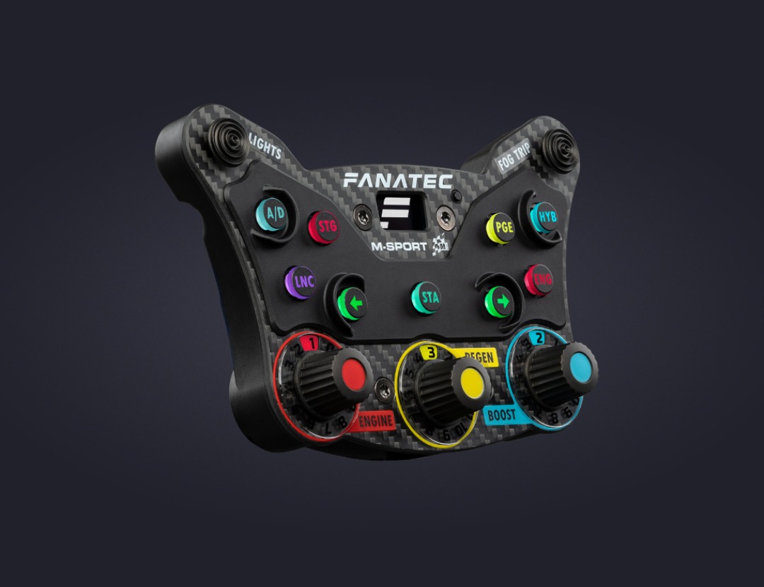 BNIB~ Fanatec Podium Button Module Rally ~ Sim Racing steering wheel ...