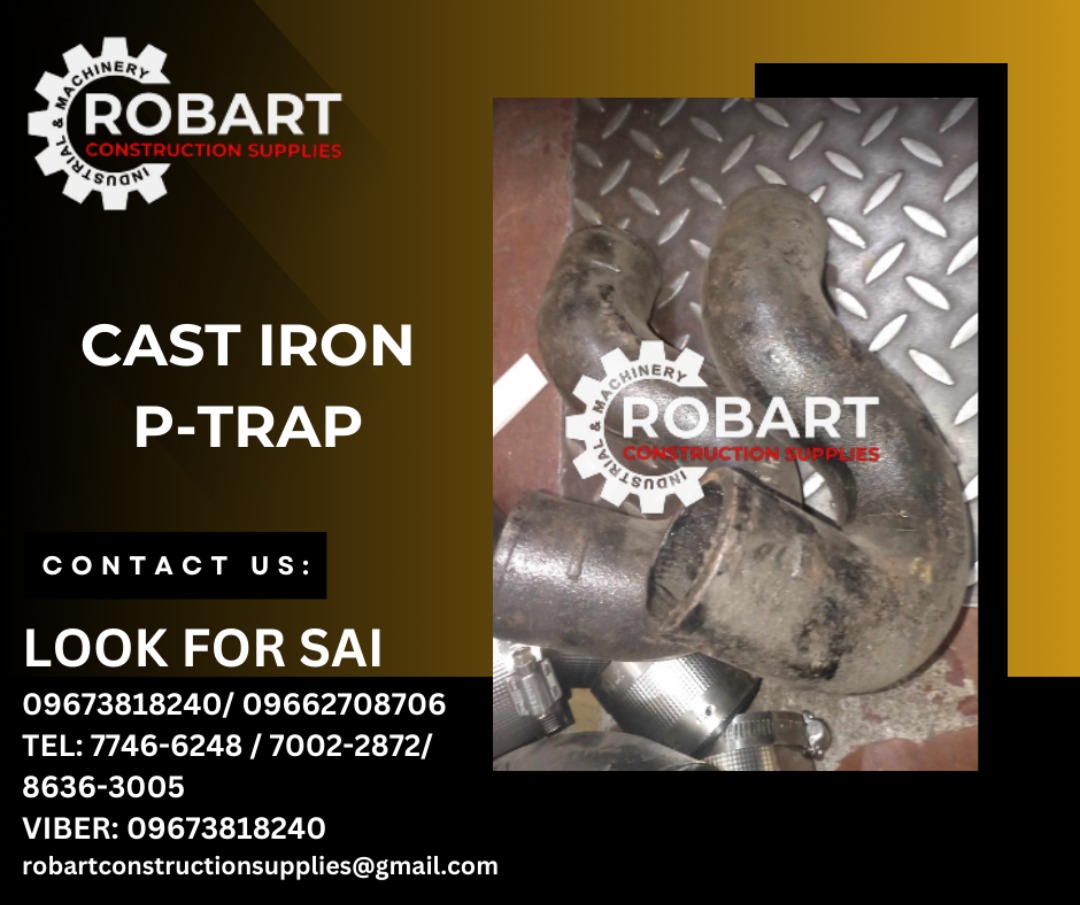 Cast Iron P-trap, Commercial & Industrial, Construction Tools ...