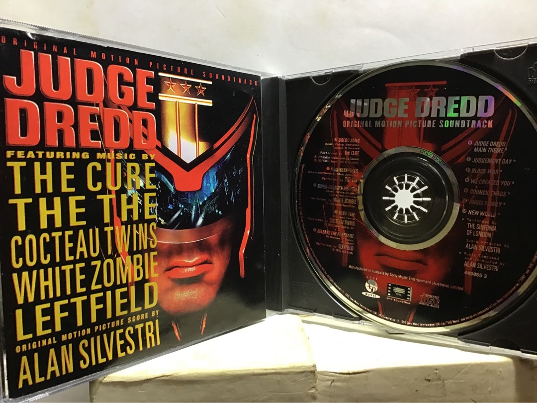 CD Judge Dredd OST - Cure White Zombie Cocteau Twins OOP ORIGINAL PRESS ...